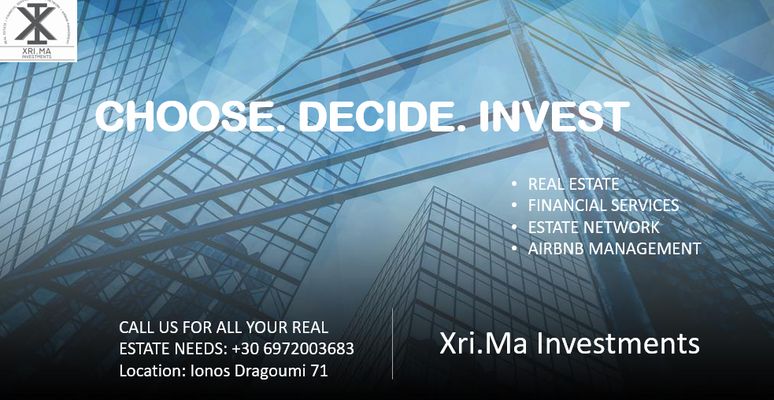Σελίδα Μεσιτικού Γραφείου - Xri.Ma Investments | Spiti24