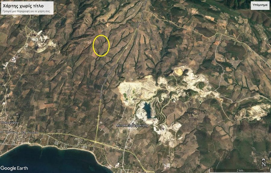 Farm parcel for sale Kalives Poligirou (Poligiros)