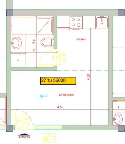 Πώληση, Studio / Γκαρσονιέρα, 27τ.μ. Καμίνια – Παλαιά Κοκκινιά, Παλαιά ...
